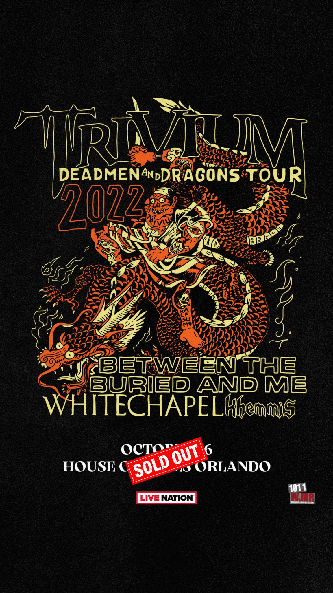 Trivium Brings Their Deadmen And Dragons Tour To The House Of Blues ...